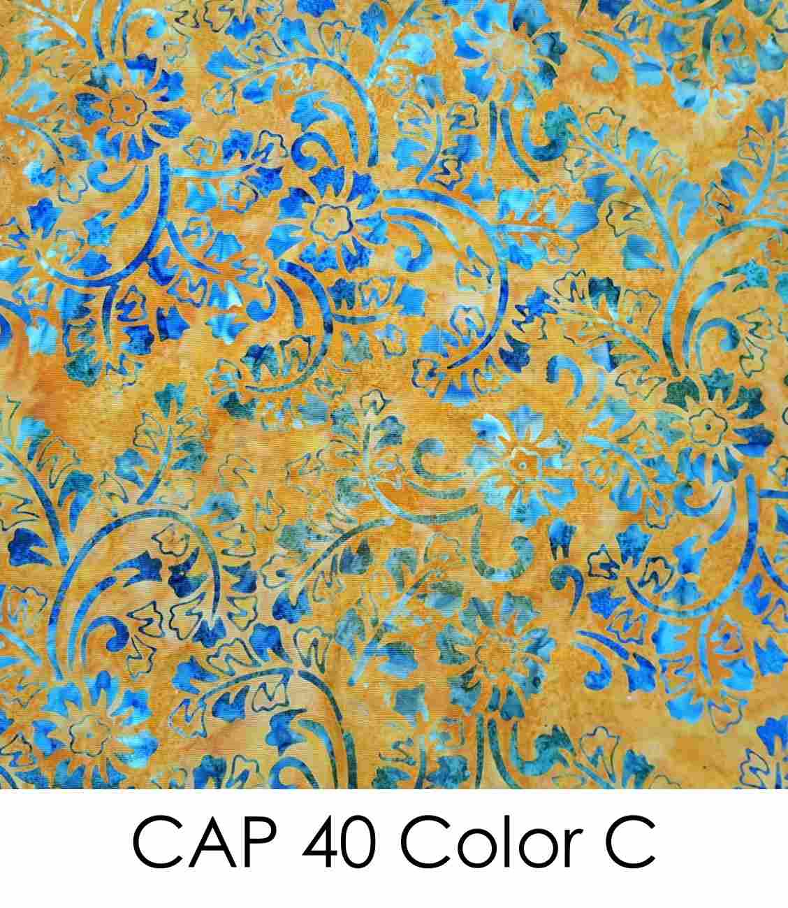 Stamp Patterns Cap 40 Color C - Batik Cinta